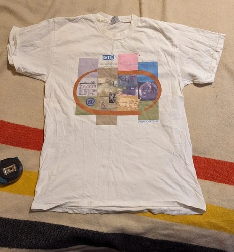 vtg GTE Internetworking Internet 1998 T Shirt Large Bell Atlantic ...