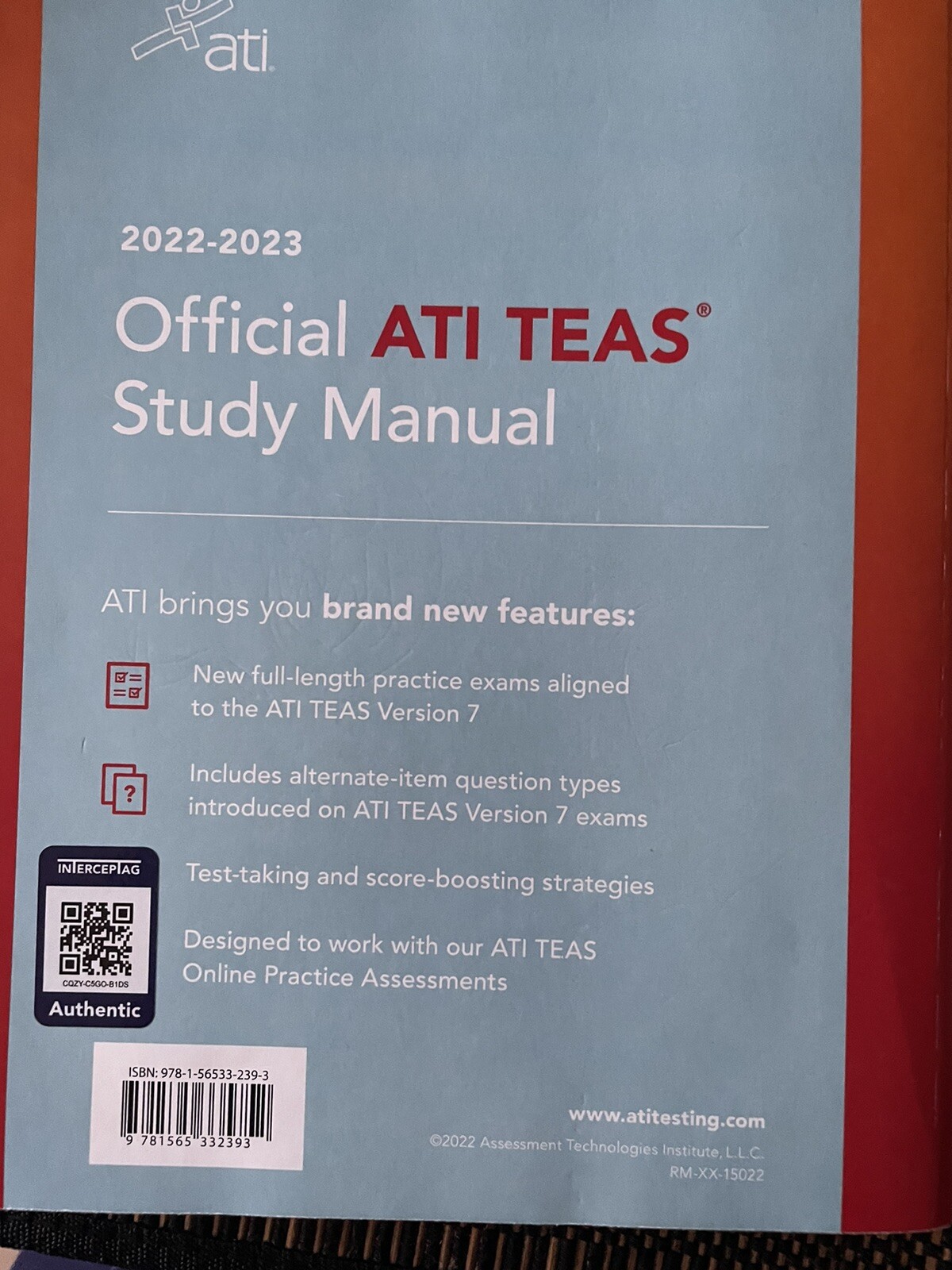 The ATI TEAS Study Manual 2022-2023 Edition by Assessment Technologies ...