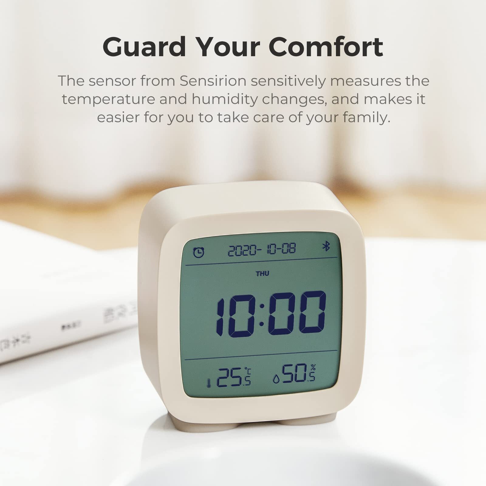 Smart Bluetooth Digital Alarm Clock with Multiple Alarms Battery ...