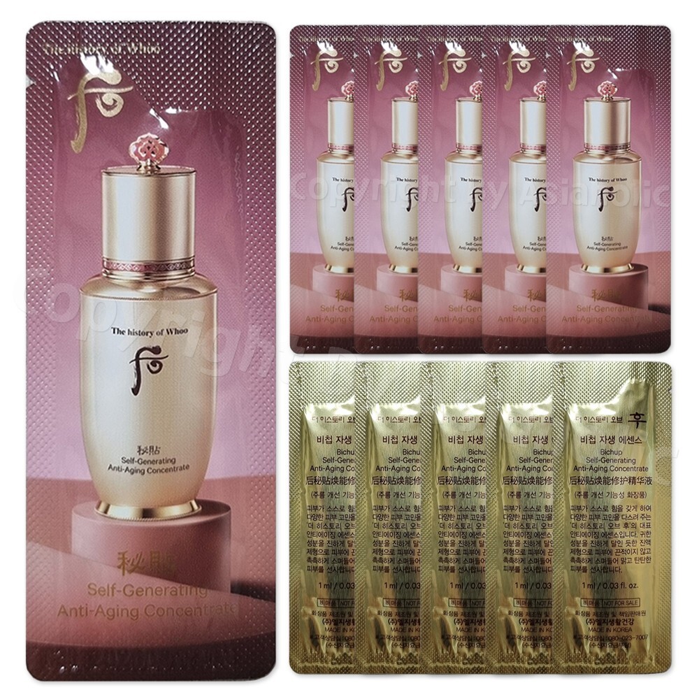 The history of Whoo Self-Generating Anti-Aging Concentrate 1ml x 30pcs ...