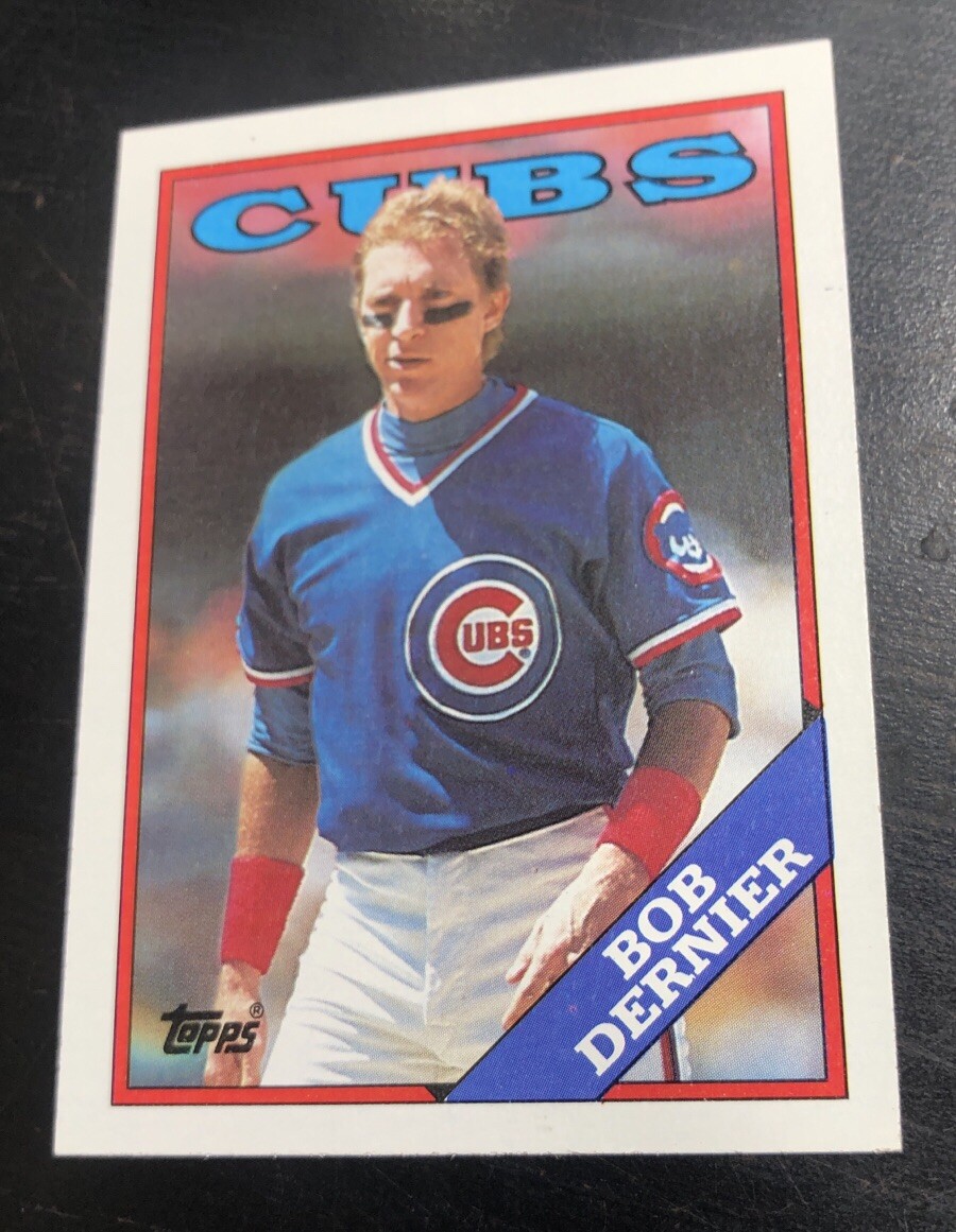 1988 Topps Chicago Cubs Baseball Card #642 Bob Dernier | eBay