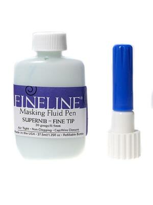 Fineline Applicators Masquepen - masking fluid with 0.5 mm supernib 37. ...