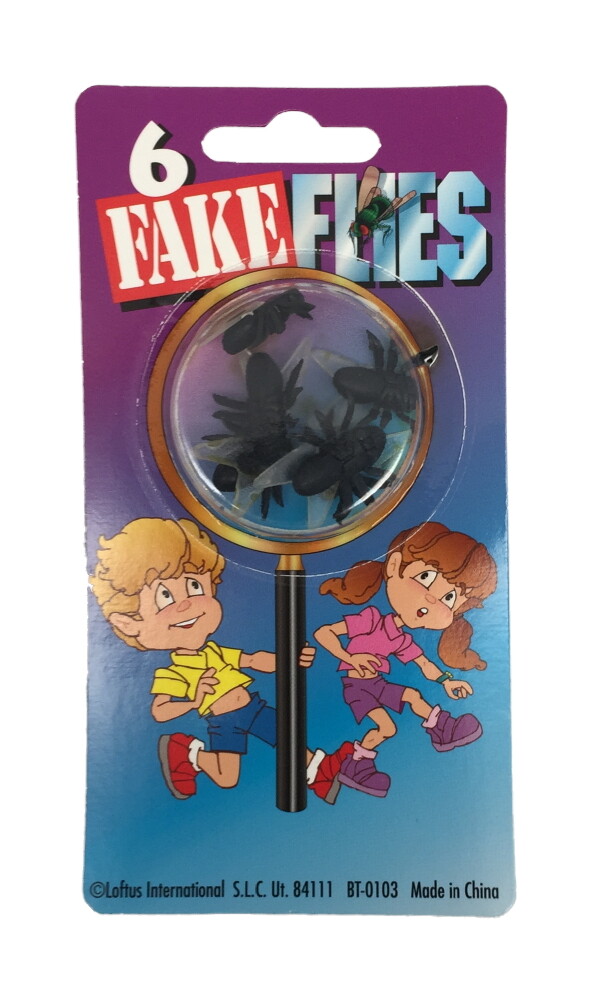 Fake Flies Pack Of 6 Tiny Joke Novelty Bug Props | eBay