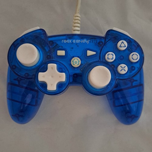 XBOX 360: Rock Candy Blue Wired Controller with USB Adaptor *TESTED ...