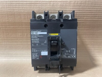 Square D QDL QDL32150YP 3 Pole 150 Amp 240V Circuit Breaker | eBay