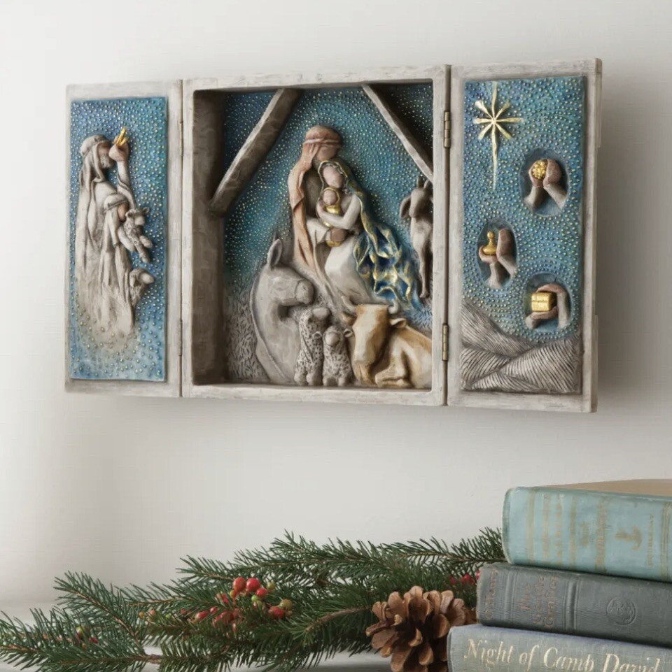 Table Centerpiece With Willow Tree Nativity Willow Tree Nativity Set