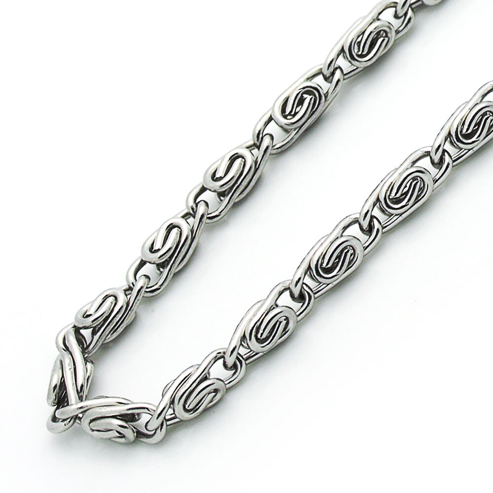 Men Women 2.5mm Stainless Steel Chain Necklaces Snail Link Chain | eBay