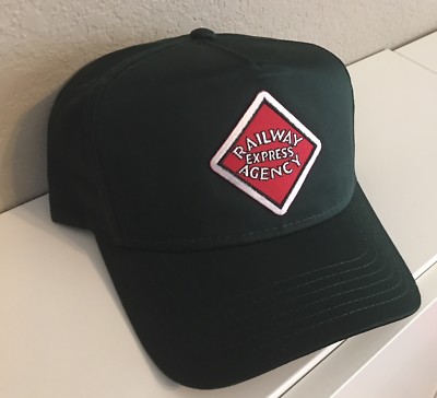 Cap / Hat - (Dark Green) Railway Express Agency (REA) #6238- NEW | eBay
