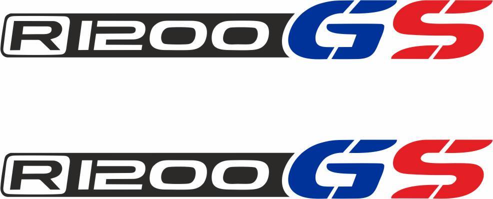 BMW R 1200 GS passender Aufkleber Sticker 3 Farbig - Motorrad ...