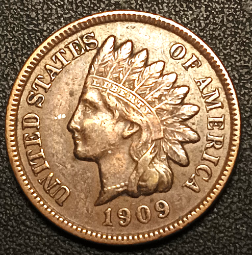1909 Native American Indian Head Penny FULL LIBERTY OLD COIN EYE APPEAL ...