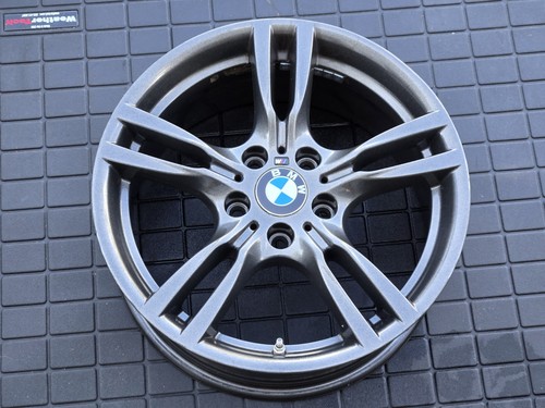Genuine BMW M Sport 18" 400M Wheels Gunmetal Coated OEM TPMS 18x8 Front ...