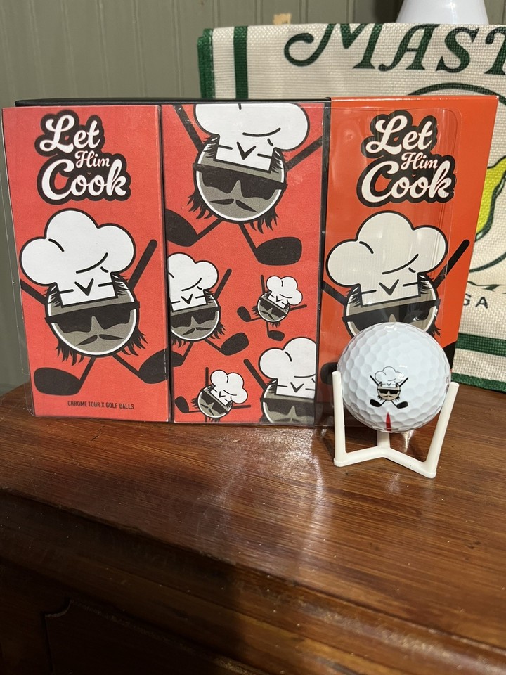 Min Woo Lee Signature Golf Ball Recent Vintage Logo Box Pic RARE LET ...