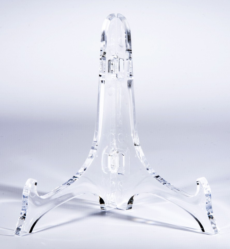 Luxor Clear Display Stand: Mini, Small, Medium, Large & XL : Plate ...