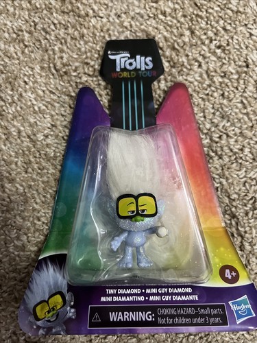 Trolls World Tour Figure Tiny Diamond Rock Star DJ Children Kid Toy ...