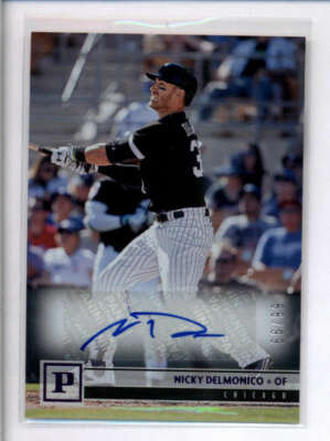 NICKY DELMONICO 2018 PANINI PURPLE ROOKIE AUTOGRAPH AUTO #66/99 AJ9557 ...