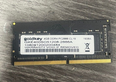 GKE400SO51208-2666A GENUINE GOLDKEY LAPTOP MEMORY 4GB DDR4 PC2666 M141 ...