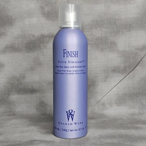 GRAHAM WEBB Finish Stick Straight Shine Hair Spray Flexible Hold 8.5 oz ...