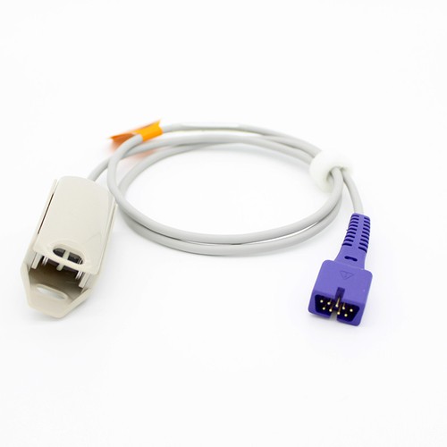 SpO2 Sensor Adult Oximeter Pulse Probe 1m/3ft Compatible Nellcor Oximax ...