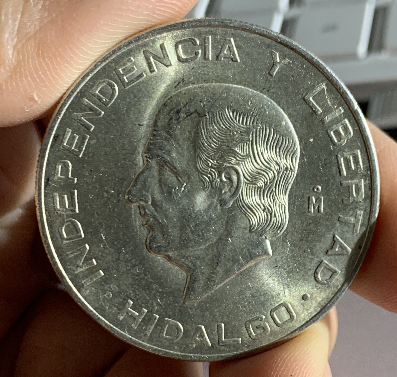1955 MEXICO Hidalgo 5 Peso Silver 72% Coin, BU | eBay