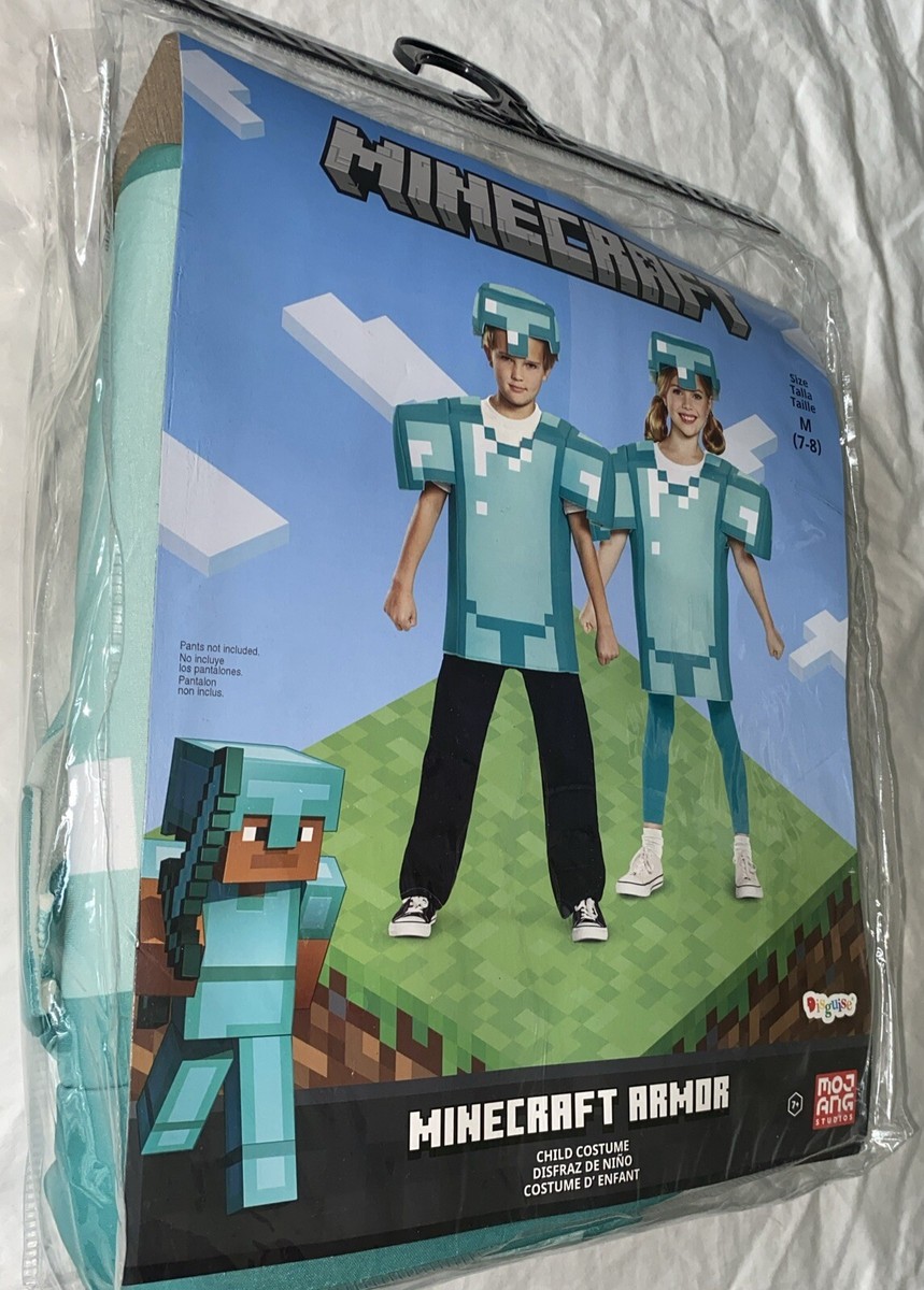 Disfraz De Armadura De Diamante Steve De Minecraft