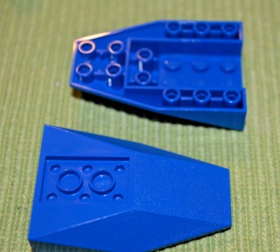 (2) BLUE 4x6 Double Tapered Inverted Hull Bricks ~ Lego ~ NEW ~ | eBay