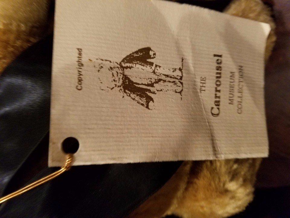 Carrousel Eddie 15" Tall Plush Bear by Terry and Doris Michaud ...