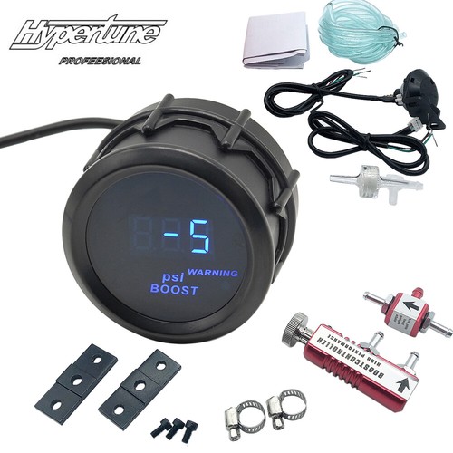 2" Digital Turbo Boost Gauge 52mm Meter 0-30PSI W/ In Cabin Boost ...