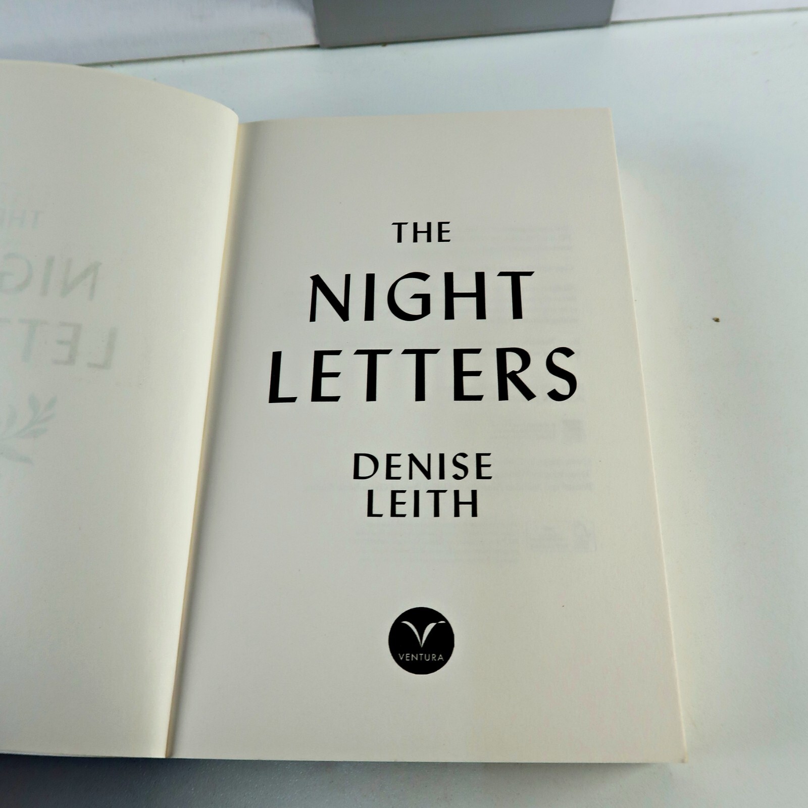 The Night Letters Denise Leith Book Sent Tracked 9781920727482 | eBay