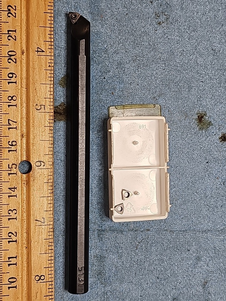 NEW Steel S-SWUBR 6-5 5131 INDEXABLE BORING BAR WITH 3 NEW INSERTS | eBay
