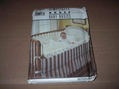 Simplicity Pattern 8722 Babies' Crib Accessories Dust Ruffle,Quilt ...