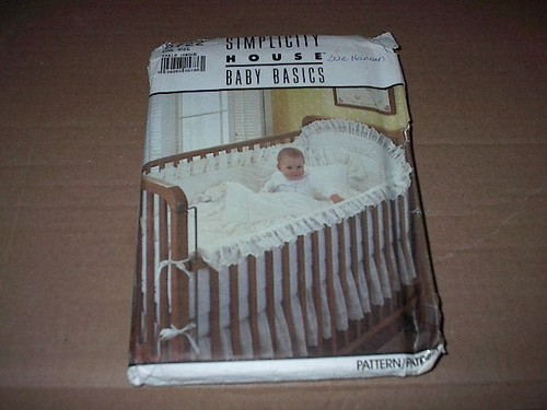 Simplicity Pattern 8722 Babies' Crib Accessories Dust Ruffle,Quilt ...