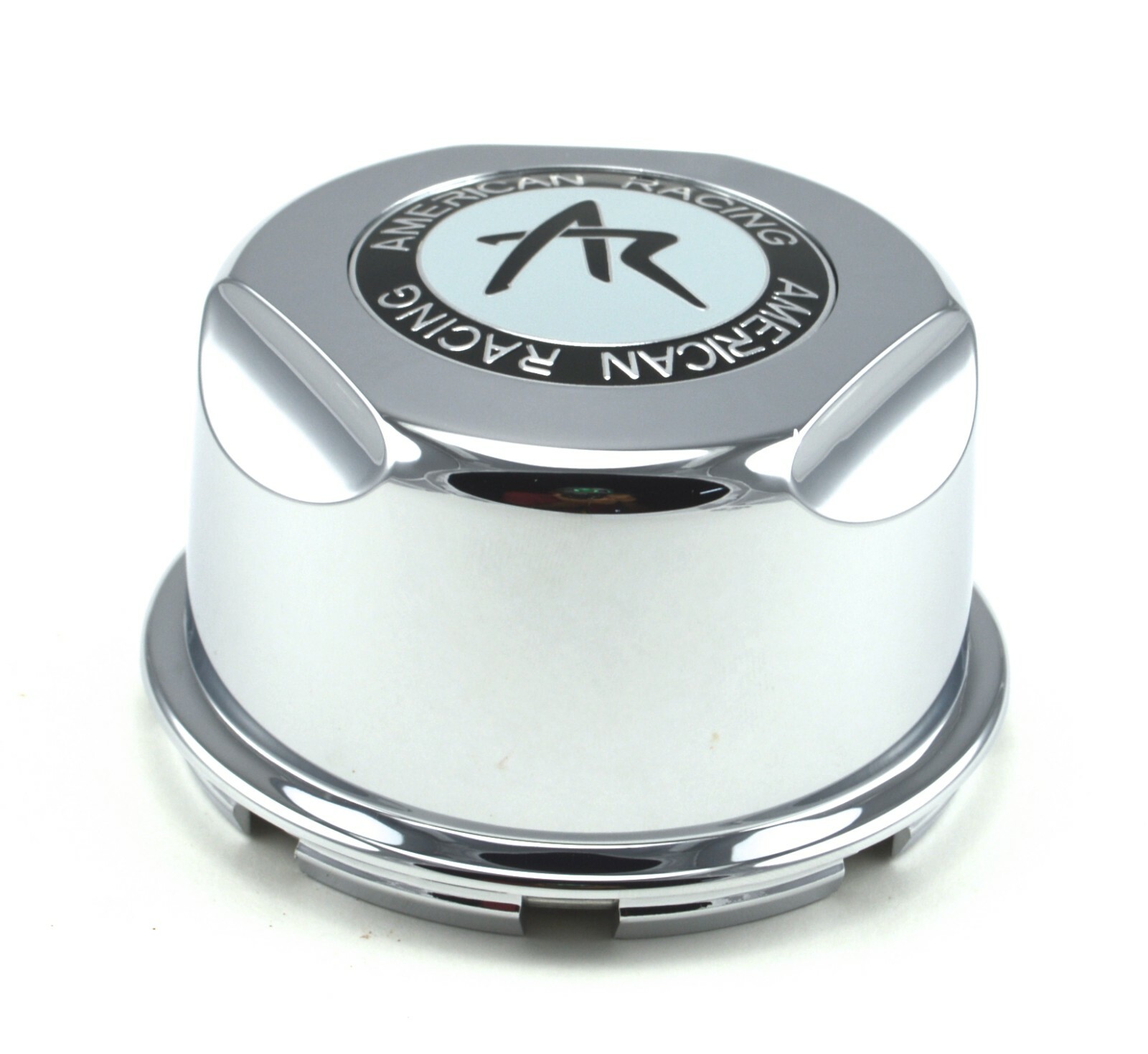 4X American Racing 3.07" Snap In Chrome Wheel Center Caps 6 Lug 6x5.5 ...