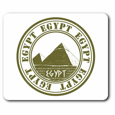 Computer Mouse Mat - Egyptian Pyramids Giza Travel Egypt Office Gift ...