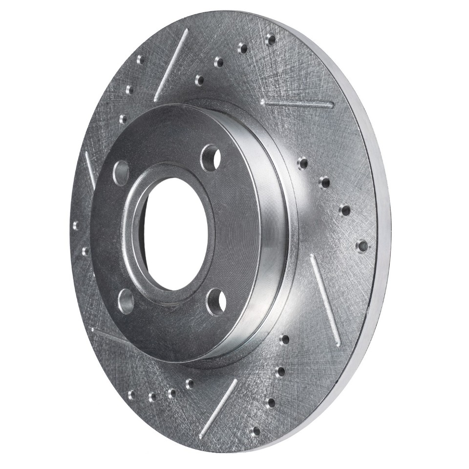 Front Rear Drilled Slotted Brake Rotors Kit for Mazda MX-5 Miata Fiat ...