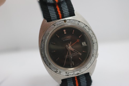 Vintage Seiko 6117-8000 GMT Navigator Timer Watch Rare Ghost Bezel ...