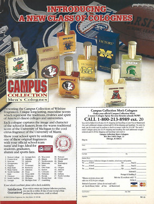 Campus Collection Mens Cologne Print Ad, Campus Cologne for Men ...