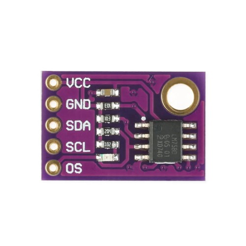 LM75 High Precision Temperature Sensor Module I2C Interface High Speed ...