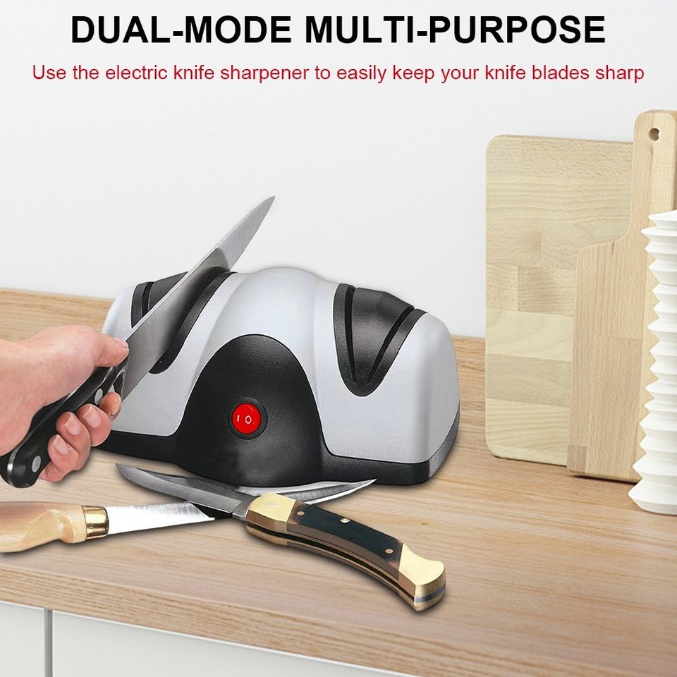 Professional Electric Knife Scissor Sharpener Honer Two Stage ...