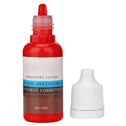 15ml Eyebrow Lip Tattoo Plant Pigment Permanent Pigment Ink Red (Li PLM ...