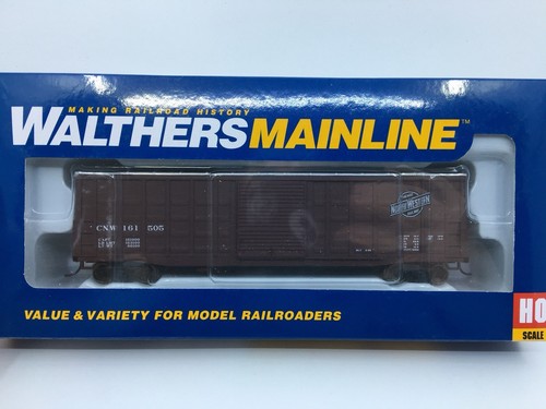 HO Walthers 910-2324 Chicago & North Western 50’ Waffle Side Boxcar CNW ...