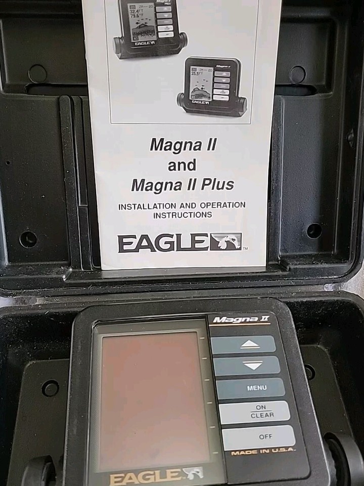 Eagle Magna II 2 Fishfinder Sonar Head Unit Only | eBay