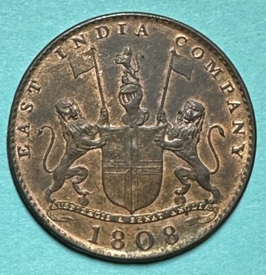 1808 TEN CASH INDIA-BRITISH COIN, FREE SHIPPING | eBay