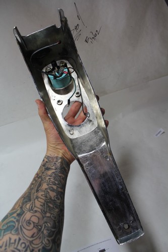 chrome FXR tank dash console w/ FREE gas gauge FXRP FXRT FXRD FXLR FXRS ...