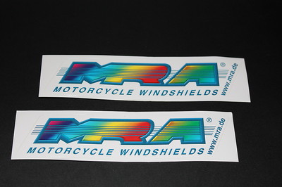 088 MRA Windshields Windshield Sticker Decal Autocollant Bike | eBay