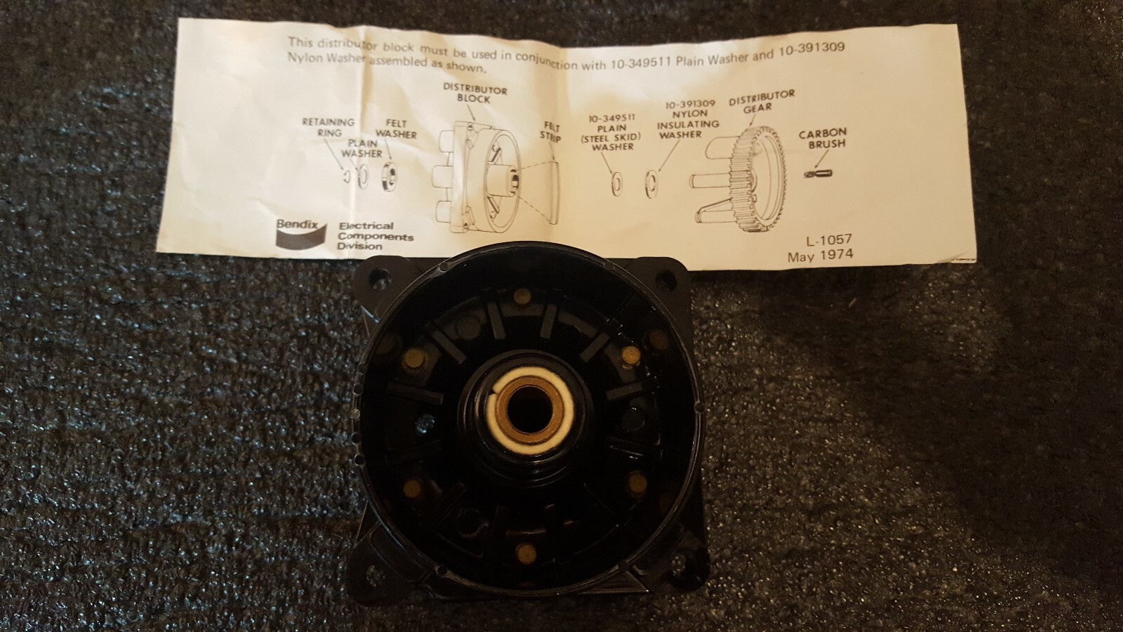 Bendix Distributor Block P/n 10-391412 Old Stock for S1200 High ...