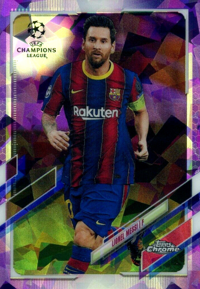 2020-21 Topps Chrome UCL Sapphire Edition - Purple Refractor #1 Lionel ...