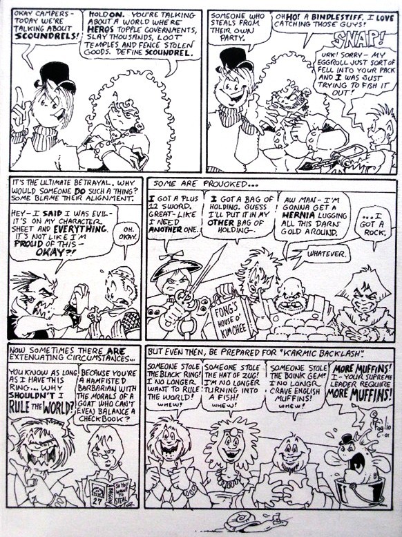 PHIL FOGLIO PHIL & DIXIE'S COMIC STRIP # 36 DRAWING SIGNED | eBay