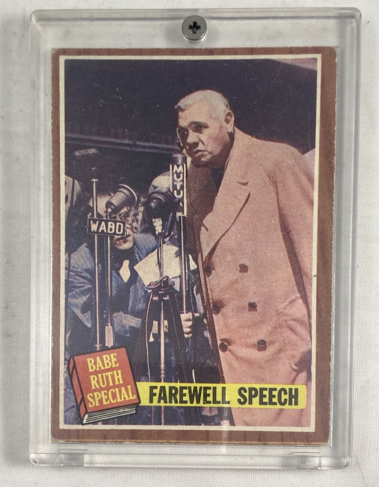 1962 Topps #144 - Babe Ruth - Farewell Speech - VG - EX | eBay