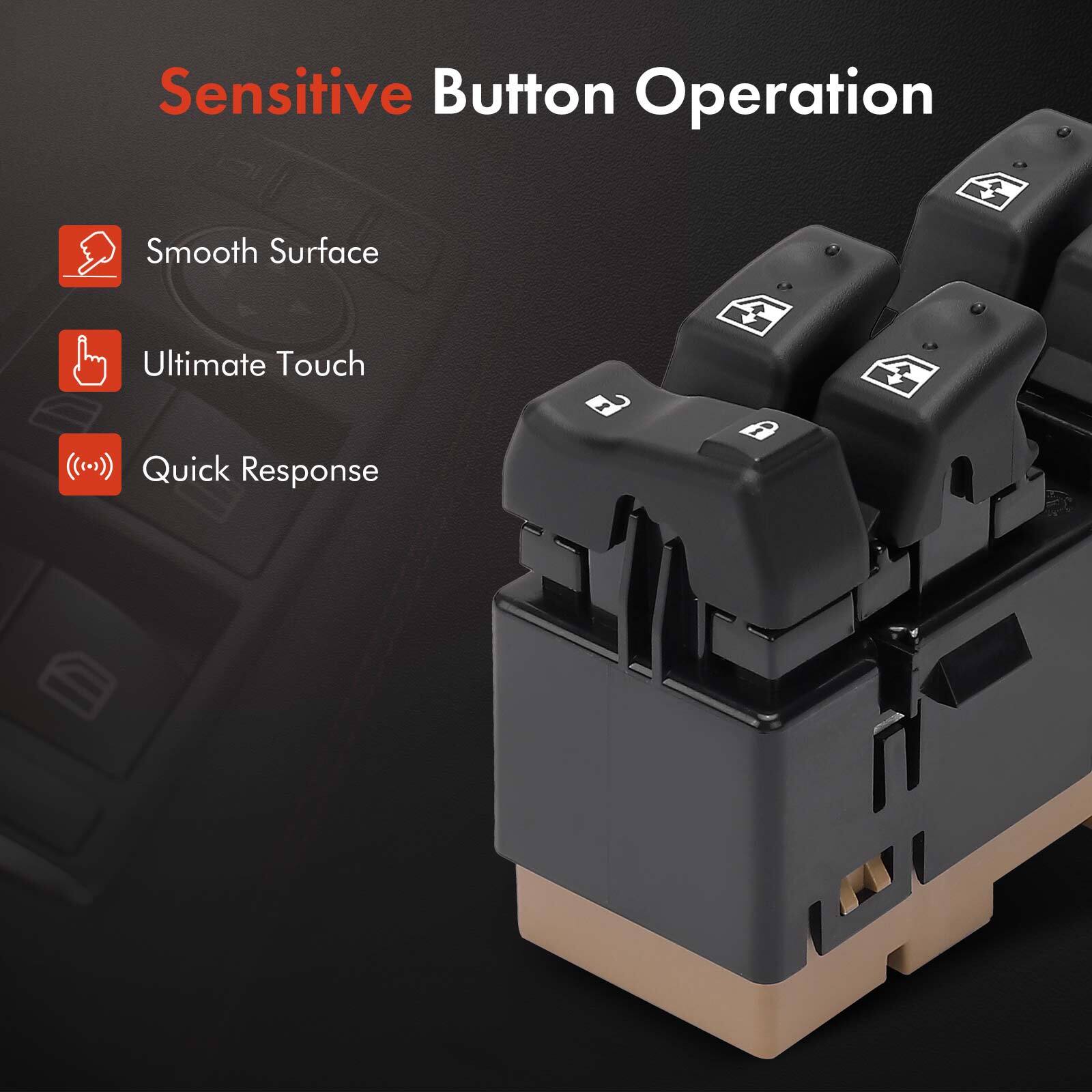 New Front Driver Side Power Window Switch for Chevy Silverado 1500 GMC ...