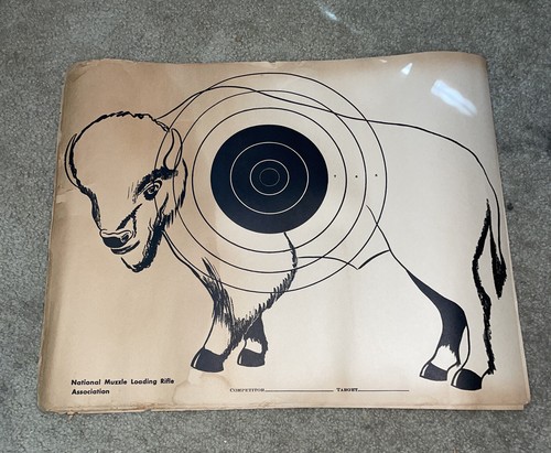 (10) Vintage NMLRA Buffalo Single Bull Target [17.5" x 22"] | eBay